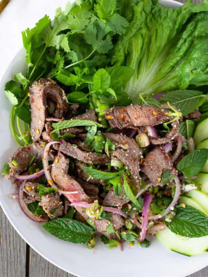 Neu Nam Tok- Thai Beef Waterfall Salad