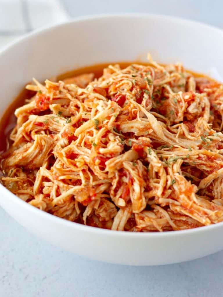 2 Ingredient Instant Pot Salsa Chicken | Thai Caliente Mexican Recipes