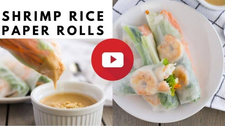 Shrimp Rice Paper Rolls with Peanut Dipping Sauce | Thai Caliente