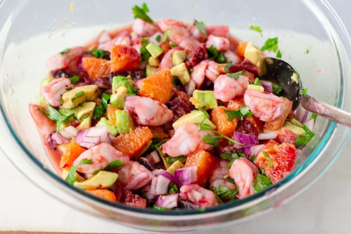 Citrus Shrimp Ceviche | Thai Caliente | Mexican Main Dishes