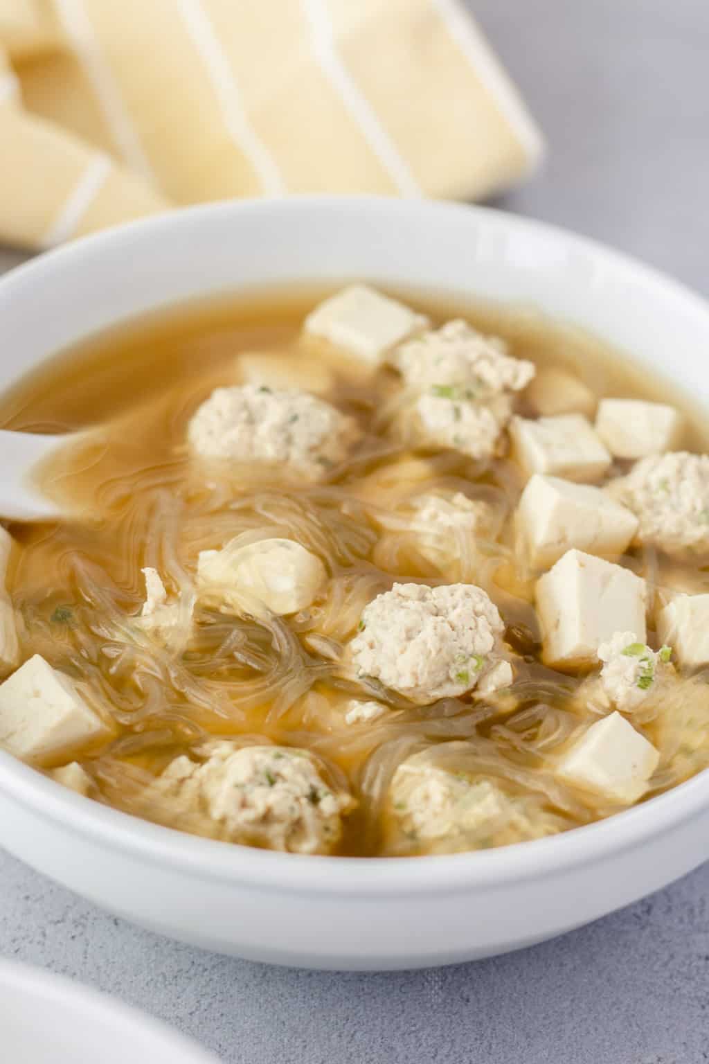 Gang Jued Woon Sen- Thai Glass Noodle Soup | Thai Caliente