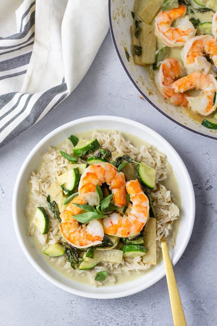 Thai Green Curry Shrimp | Thai Caliente Thai Curries