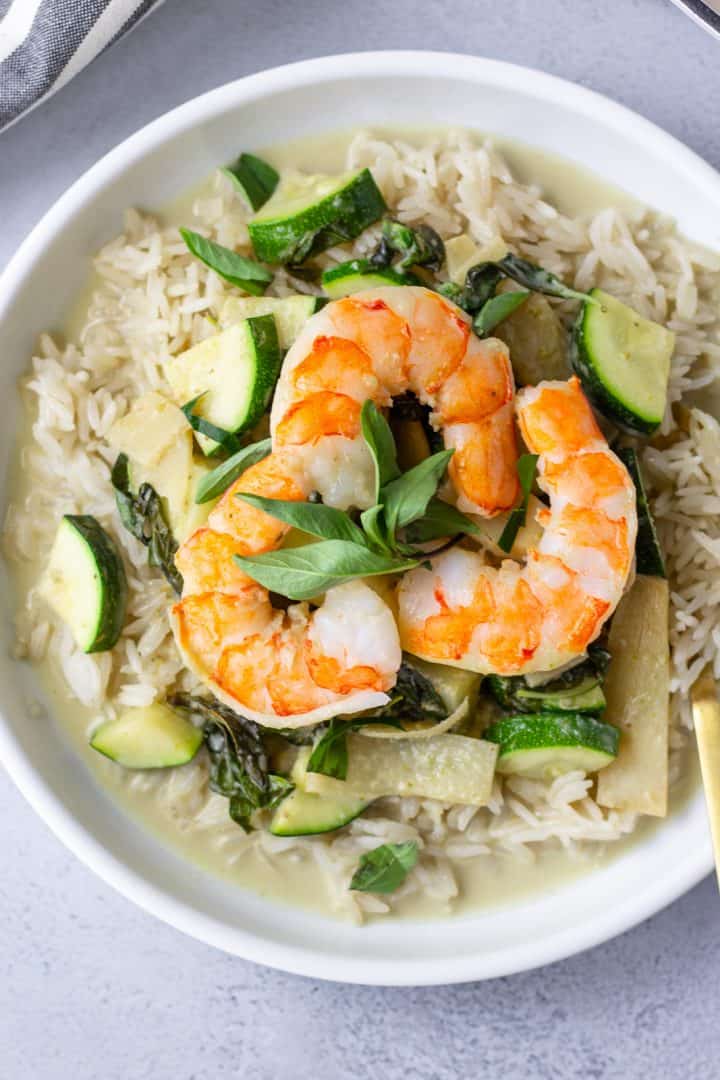 Thai Green Curry Shrimp | Thai Caliente Thai Curries