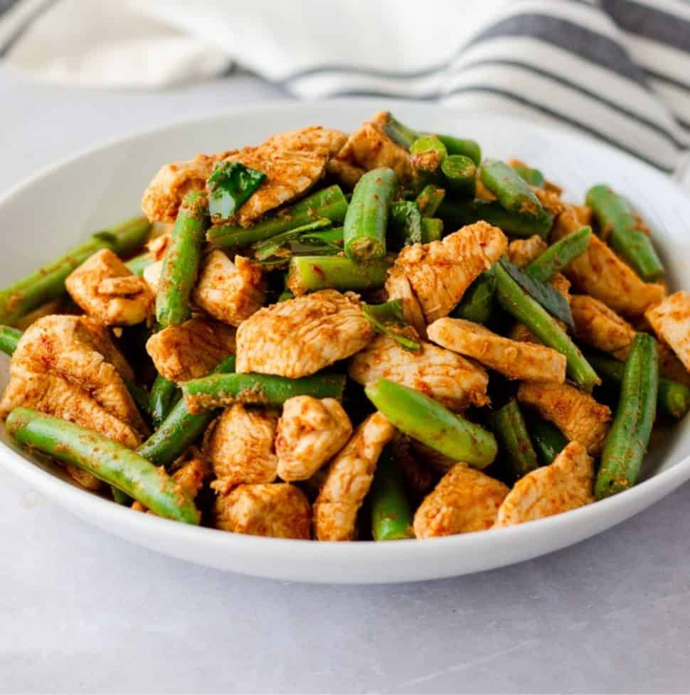 Pad Prik Khing Tofu | Thai Caliente