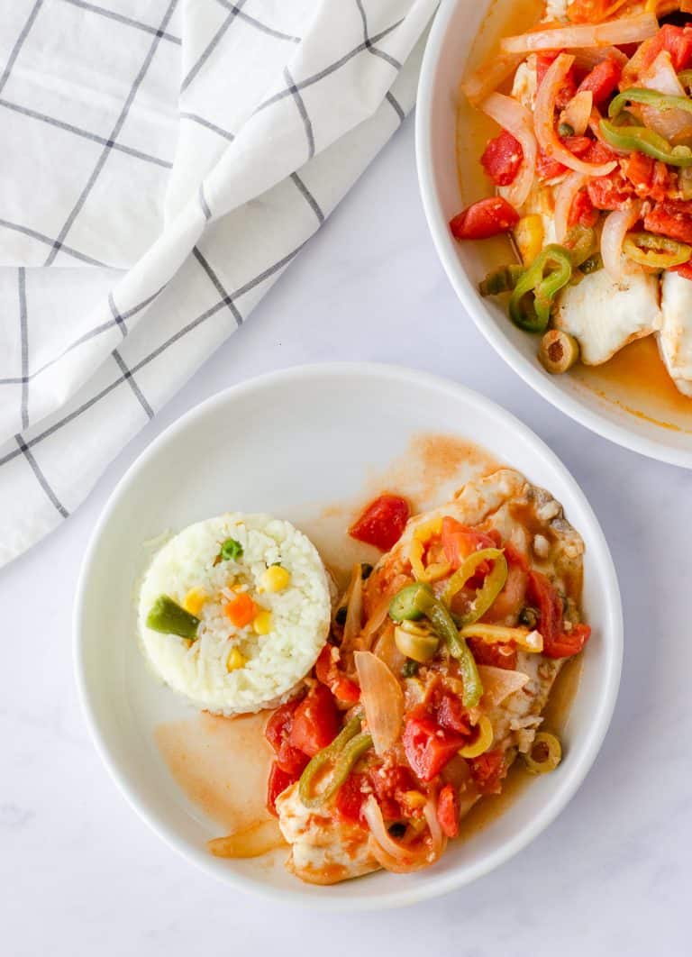 Pescado A La Veracruzana- Veracruz Style Fish | Thai Caliente