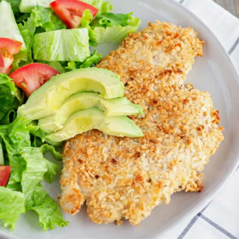 Baked Chicken Milanesa