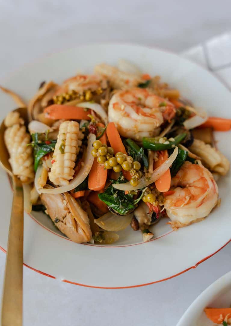 Pad Cha Talay | Thai Caliente