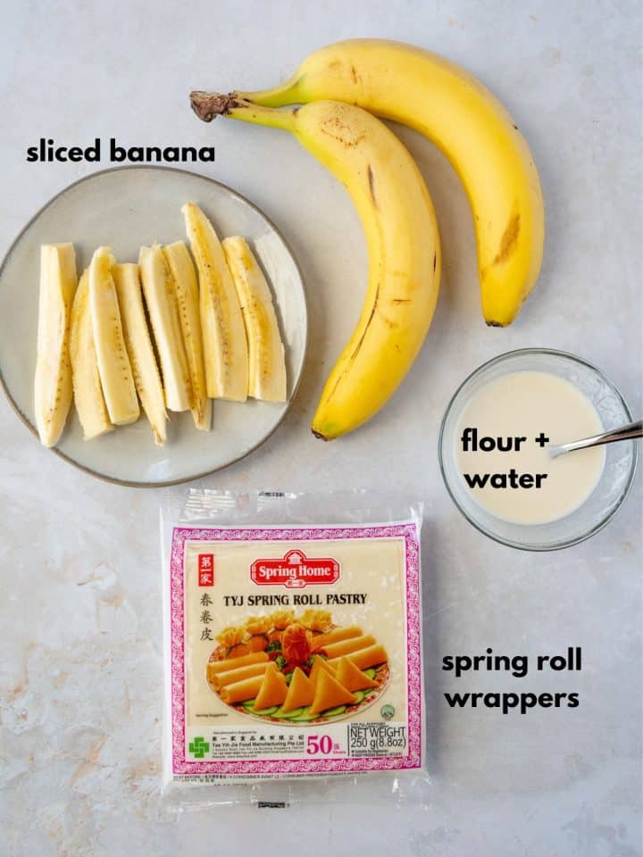 Fried Banana Spring Rolls | Thai Caliente