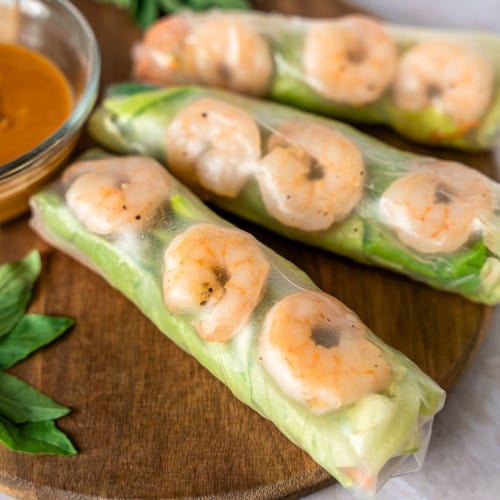 Shrimp Rice Paper Rolls | Thai Caliente