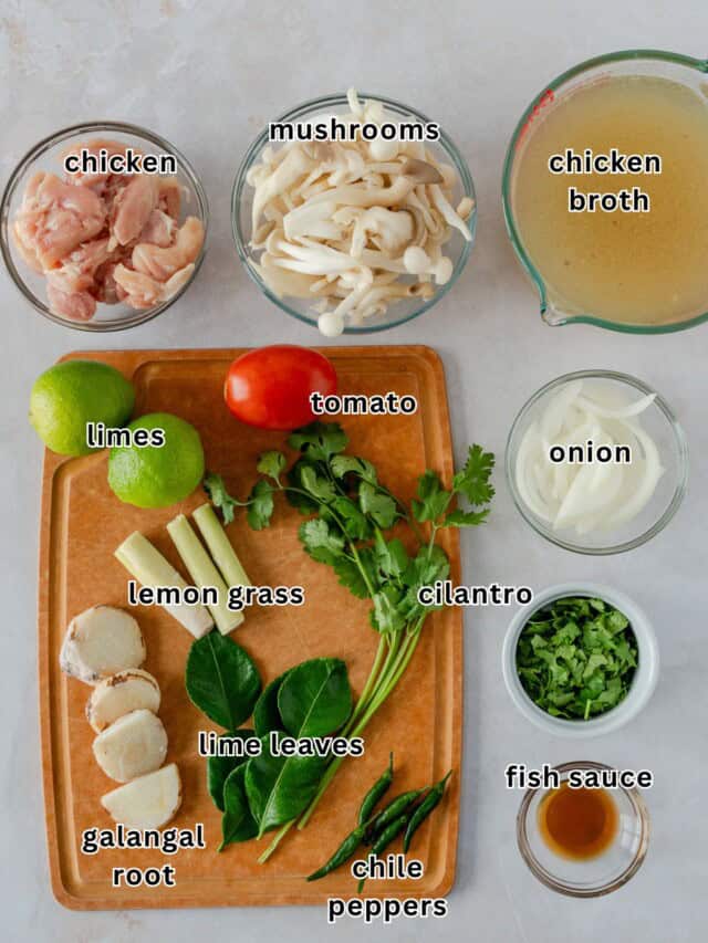 Tom Yum Gai ( Thai Chicken Soup) | Thai Caliente