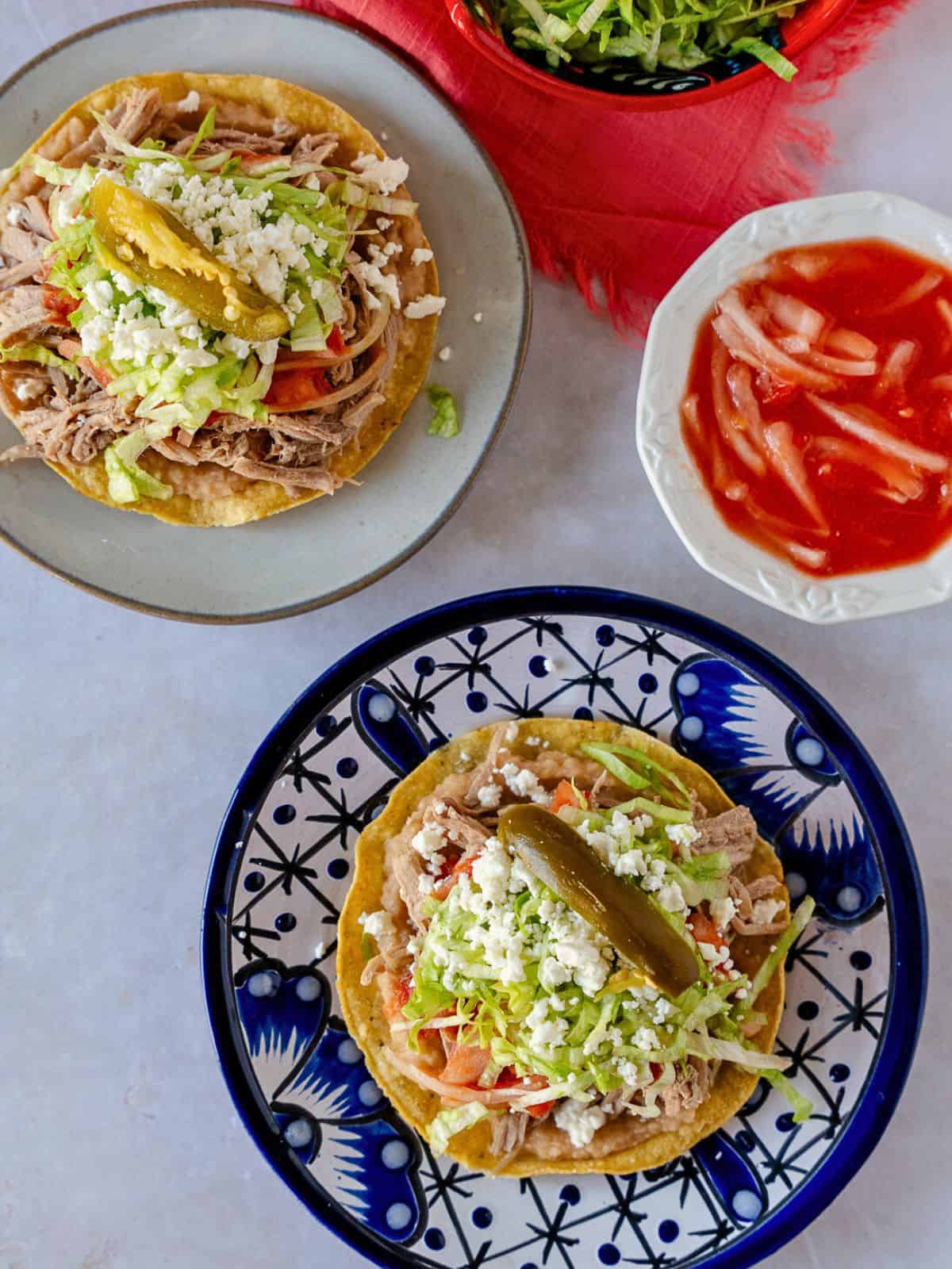 Tostadas de Lomo (Pork Tostadas)
