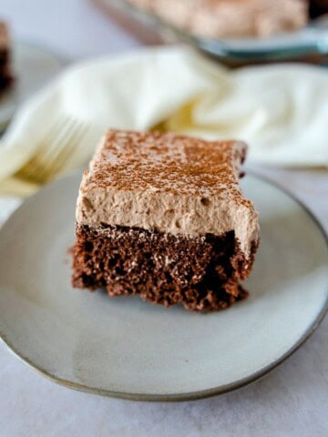 Chocolate Tres Leches Cake (using box cake mix)